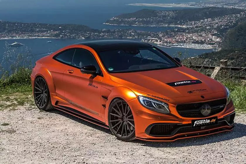 Mercedes-AMG S63 730 HP laranja distiratsu honek begiak erreko ditu