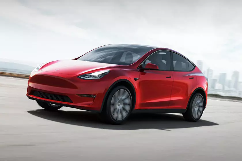 2020 Tesla Model Y Pogled sprijeda