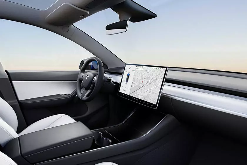 ແຜງໜ້າປັດ Tesla Model Y ປີ 2020