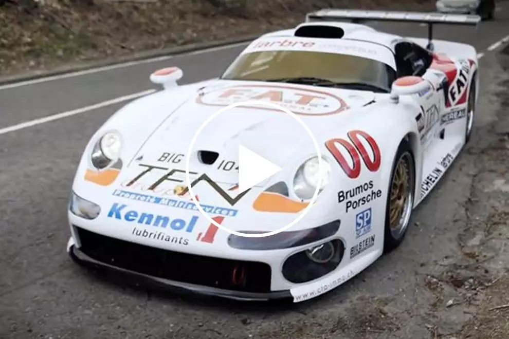 1998 Porsche 911 GT1 Motar Race da Aka Ba da Matsayi-Halin Doka, Jahannama ta Fashe