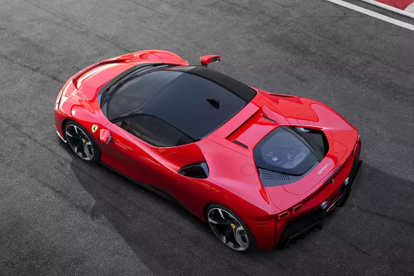 2020 Ferrari SF90 Stradale Top View