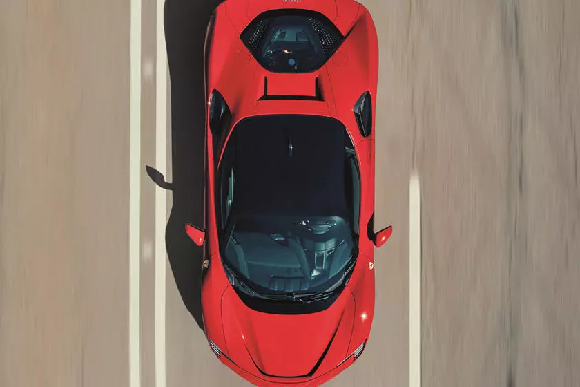 2020 Ferrari SF90 Stradale Top View