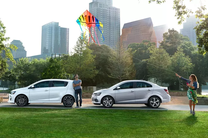 2017-2020 Chevrolet Sonic Sedan Side View