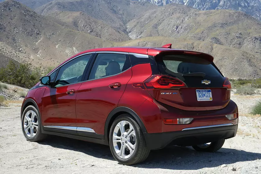 2017-2020 Chevrolet Bolt EV පසුපස දර්ශනය