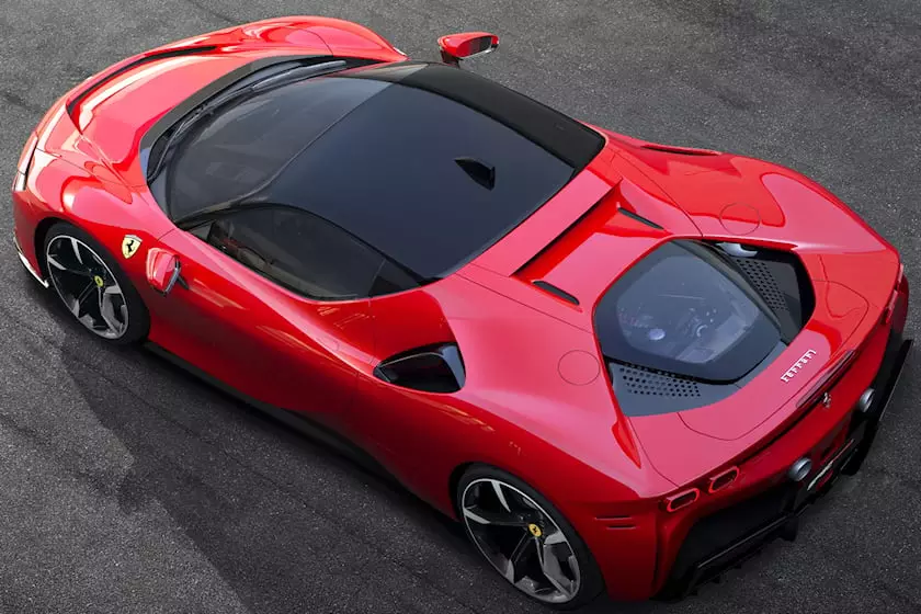 2020-2021 Ferrari SF90 Stradale Draufsicht