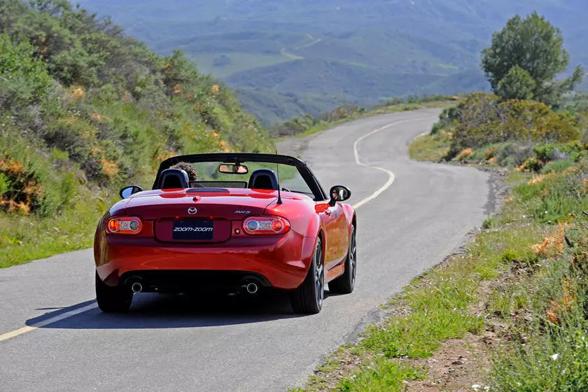 2013-2015 Mazda MX-5 Miata Convertible Rear View Tsav