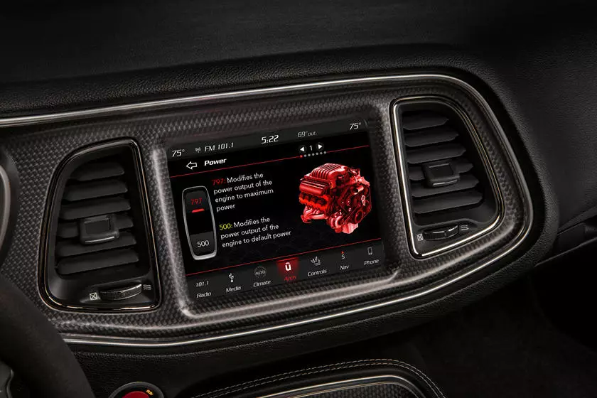 2019-2021 Dodge Challenger SRT Hellcat Infotainment System