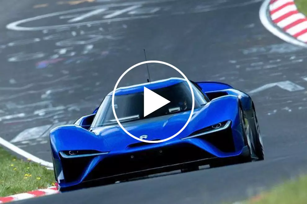 Onerani Electric Nio EP9 Iwononga Nurburgring Lap Record