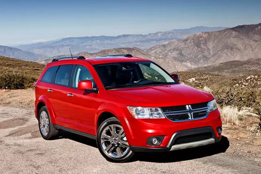 2014-2019 Dodge Journey Front өч квартал уң як күренеш