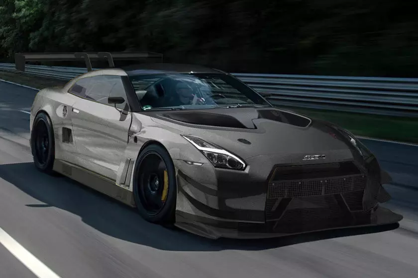 Insane 750-HP Nissan GT-R se yon kourè $ 500,000 pou wout la 20304_1