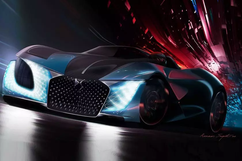 DS X E-Tense Concept ເປັນລົດ Supercar EV 1,341-HP ທີ່ສວຍງາມໃນອະນາຄົດ 20313_1