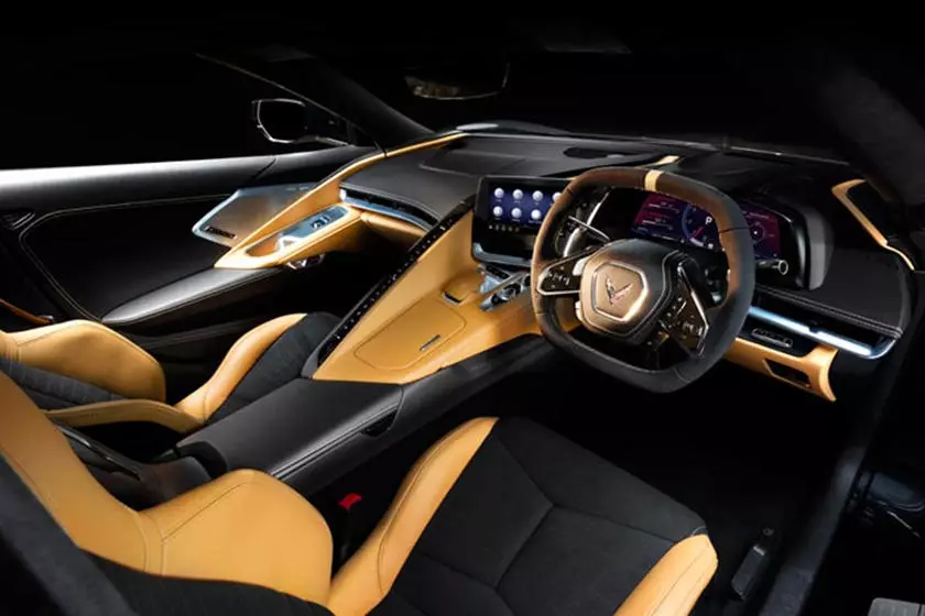 นี่คือการตกแต่งภายในของ RHD Chevy Corvette 20503_1