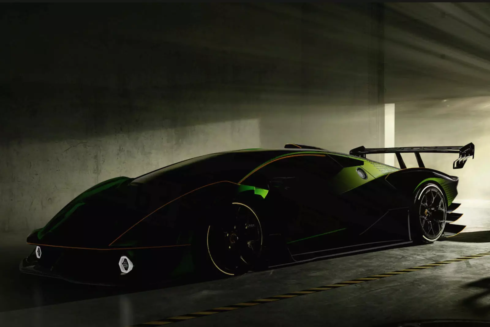 Lamborghini taquine officiellement la supercar Extreme V12