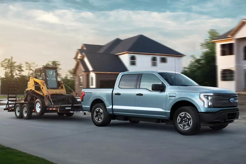 Tampilan Samping Ford F-150 Lightning 2022