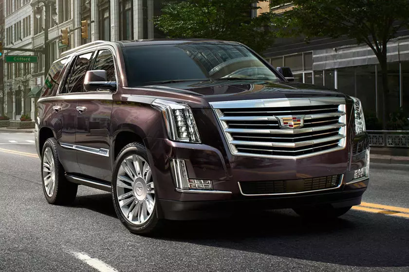 2015-2020 Cadillac Escalade წინა კუთხის ხედი