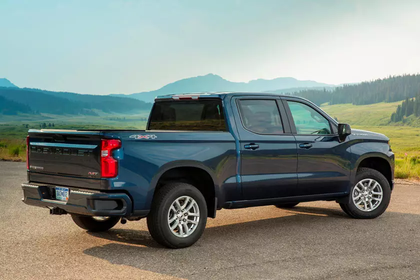 2019-2020 Chevrolet Silverado 1500 Rear Angle View