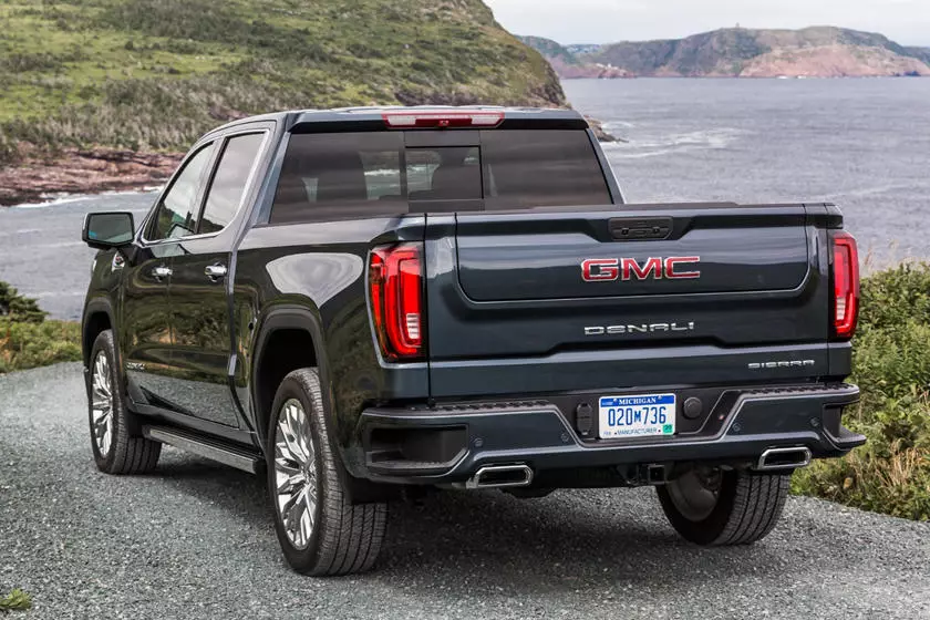 2019-2020 GMC Sierra 1500 පසුපස කෝණ දසුන