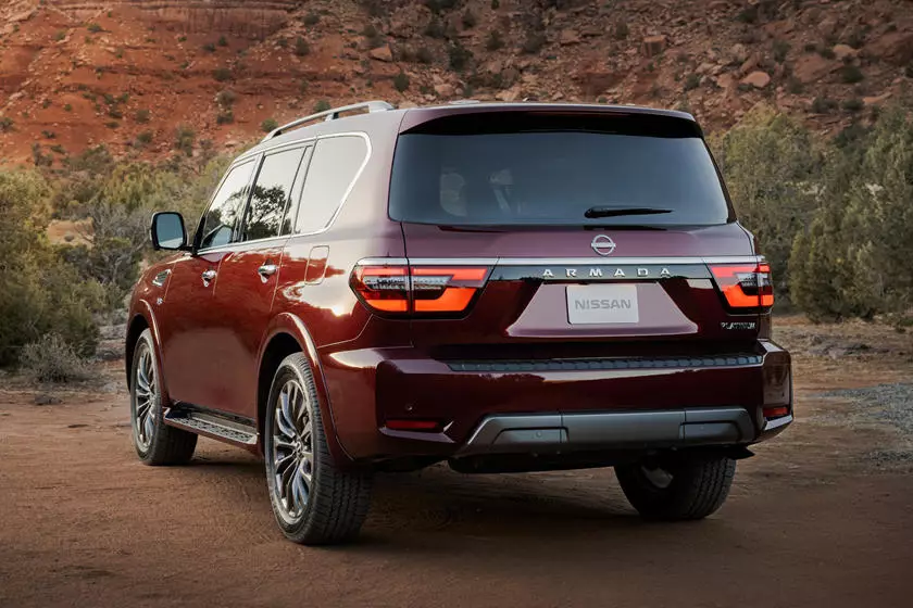 2021 Nissan Armada Rear Angle View