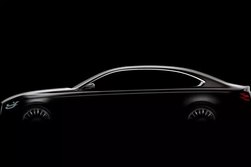 El nou Kia K900 Sedan insígnia sembla sofisticat en el primer teaser 21425_1