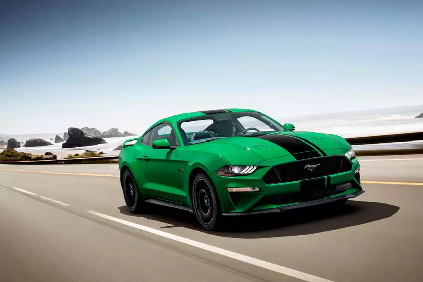 2018-2021 Ford Mustang Coupe Front View ຂັບລົດ