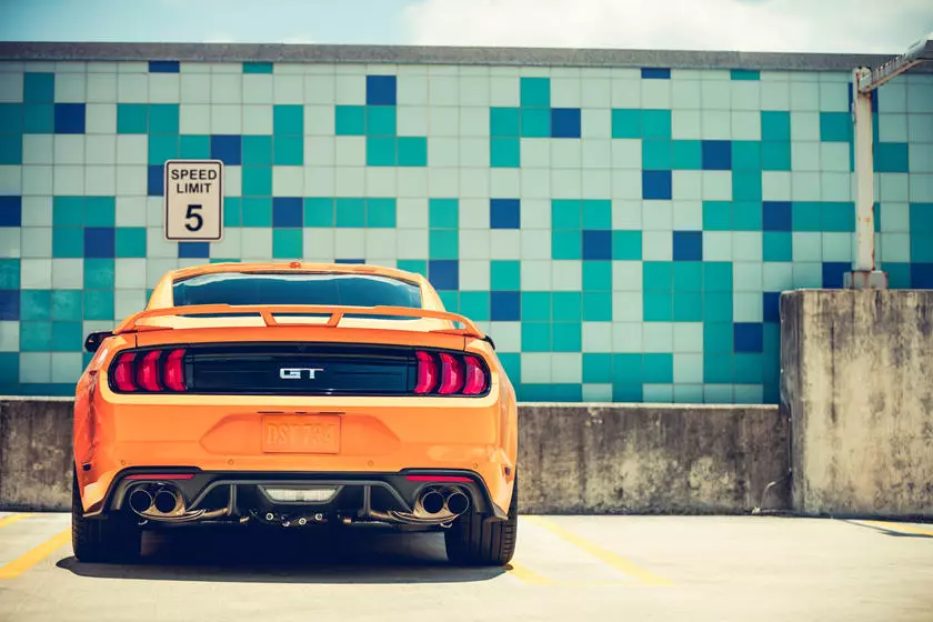 2018-2021 Ford Mustang Coupe Rear View