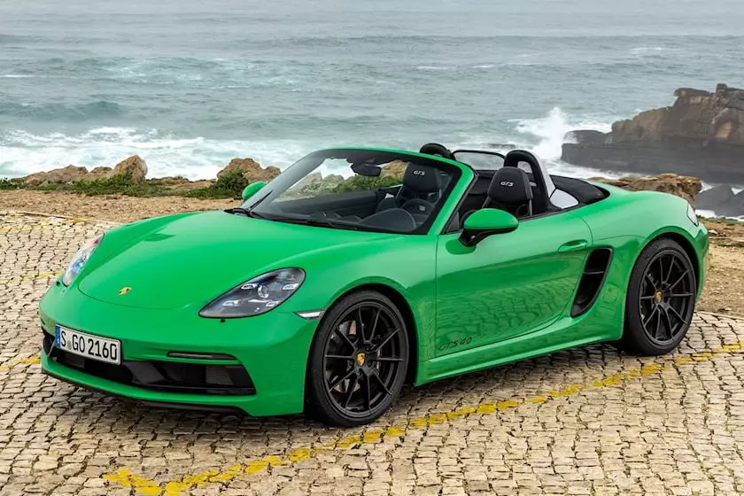 2020-2022-يىللىرى پورسچى 718 Boxster GTS ئالدى بۇلۇڭ كۆرۈنۈشى