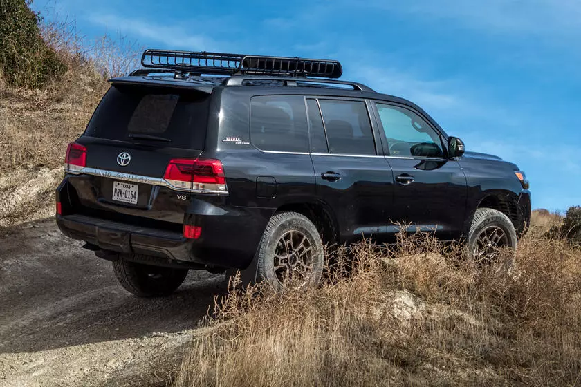 2020-2021 Toyota Land Cruiser Rear Angle View