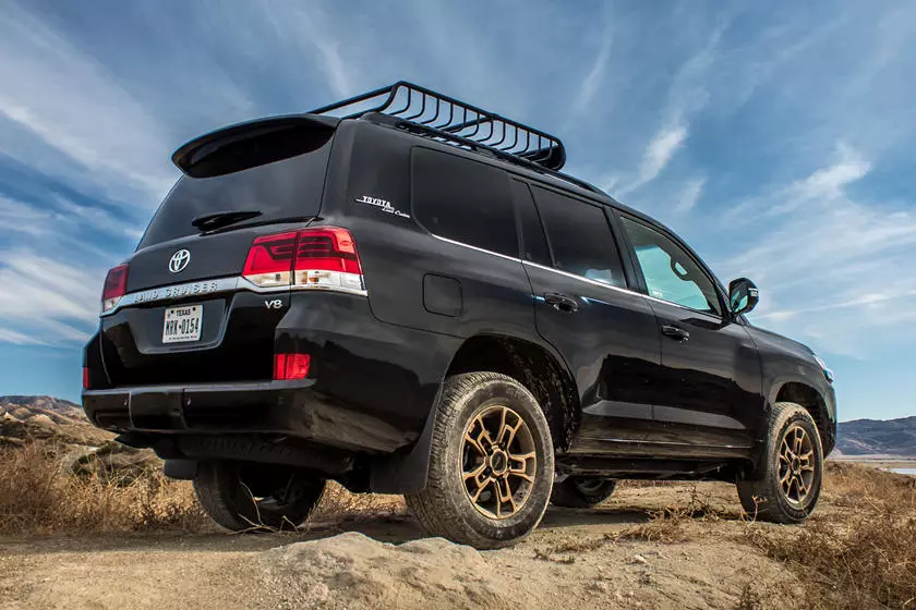 2020-2021 Toyota Land Cruiser Rear Angle View