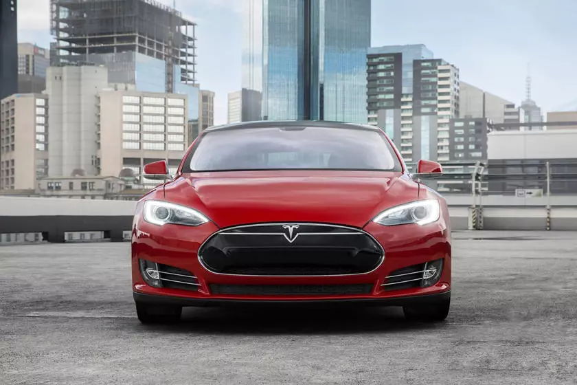 2012-2016 Tesla Model S Преден поглед
