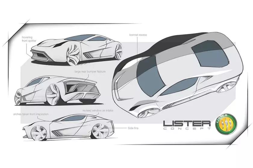 Hypercar Storm II Lister Réamhamhairc Mar 1,000-HP McLaren Trodaire 22293_3