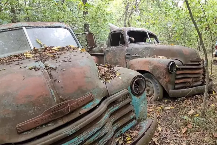 Ĉi tiuj Mirindaj Klasikaj Chevy Kamionoj Estis Lasitaj En La Malĝusta Loko 22345_2