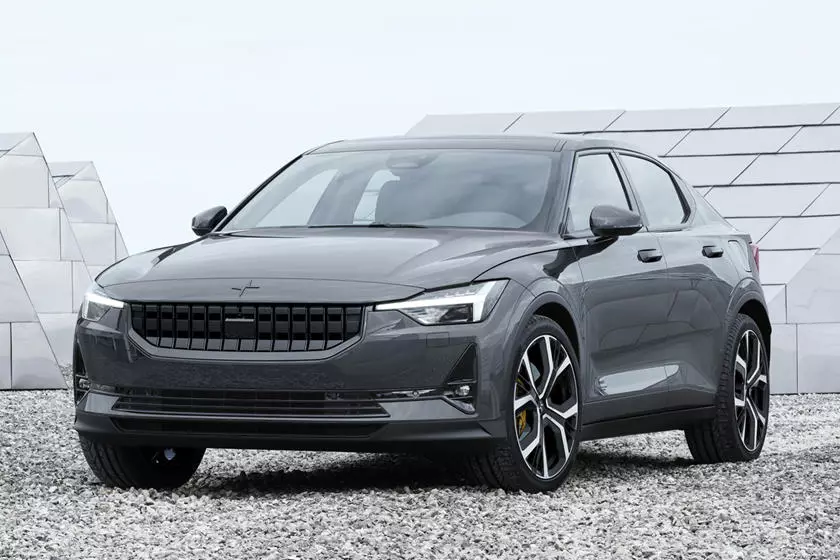 2020 Polestar Polestar 2 Front Angle မြင်ကွင်း