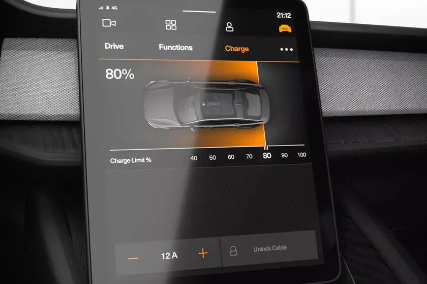 2020 Infotainment sistem Polestar Polestar 2