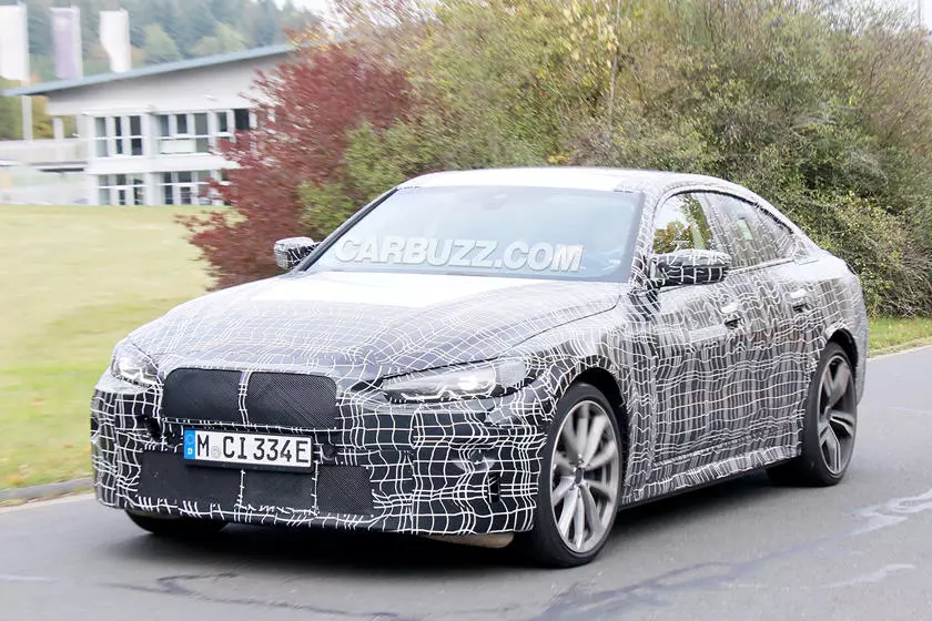 BMW i4 M Spied Med Aggressive Styling 22770_2