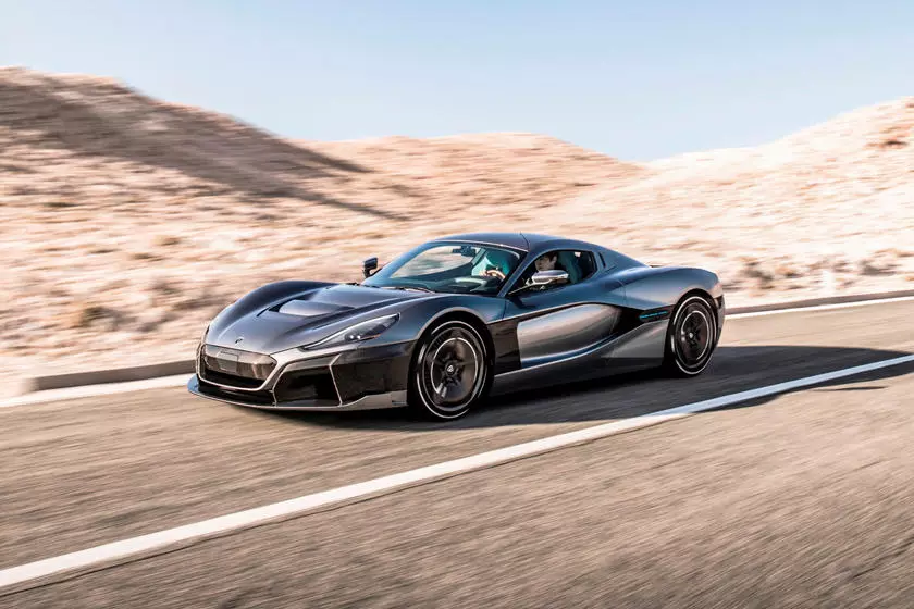 2020 Rimac C Two Front View Driving