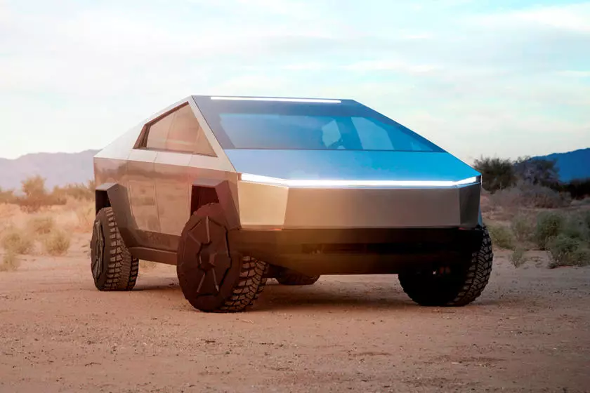 Tesla Cybertruck 2021 Vue d'angle avant