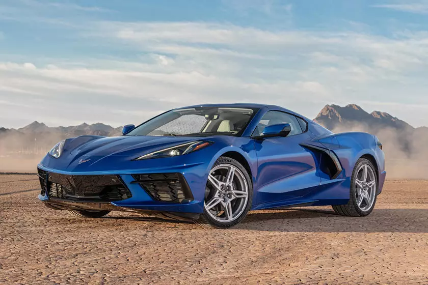 2020-2021 Chevrolet Corvette C8 Öňki burç görnüşi