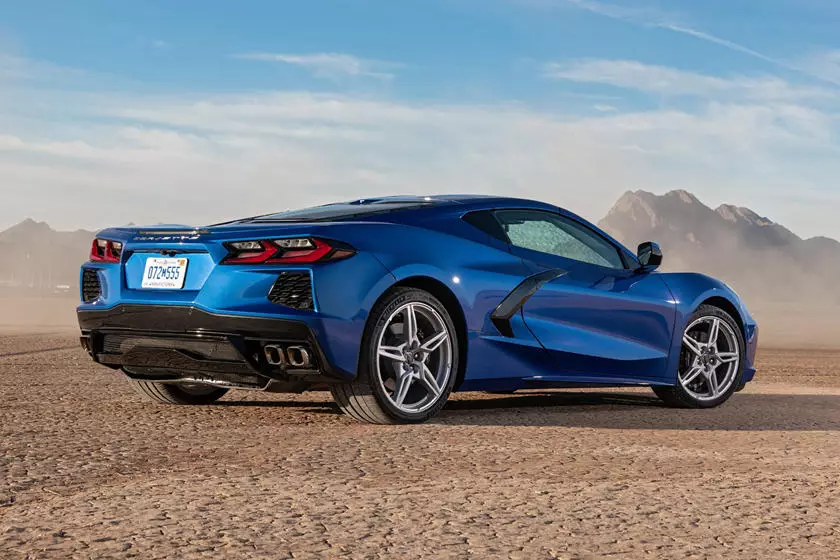 2020-2021 Chevrolet Corvette C8 Rear-Facing View