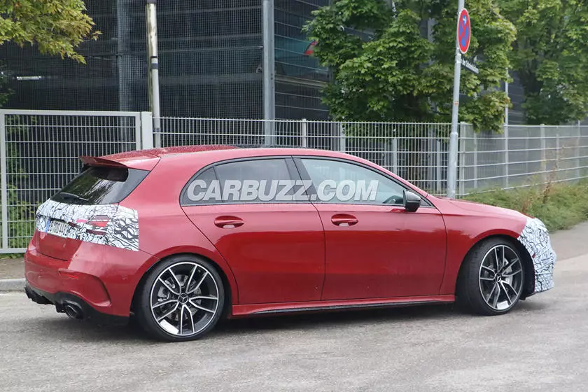 สอดแนม! Mercedes-AMG A35 มี Audi S3 ในสถานที่ท่องเที่ยว 23516_10