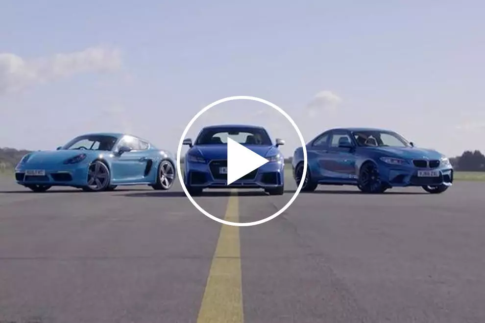 Audi TT RS, BMW M2, Porsche 718 Cayman S Battle For Sport Car Crown