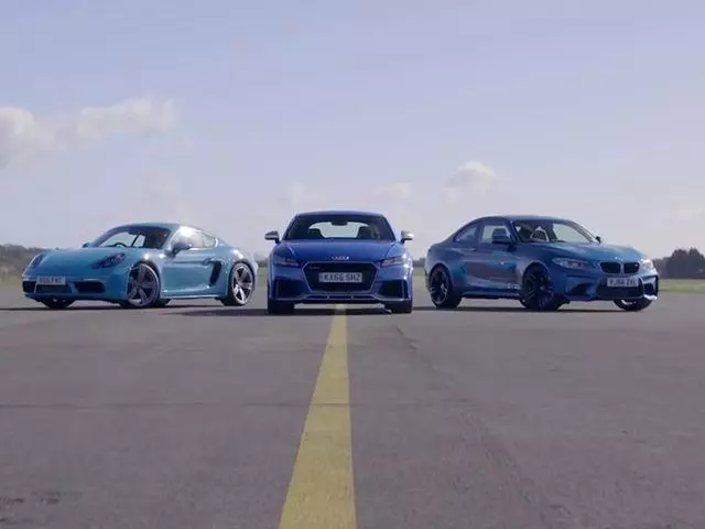 奥迪 TT RS、宝马 M2、保时捷 718 Cayman S 争夺跑车王冠 2356_1