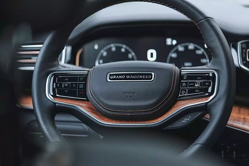 2022 Jeep Grand Wagoneer Steering Wheel Design