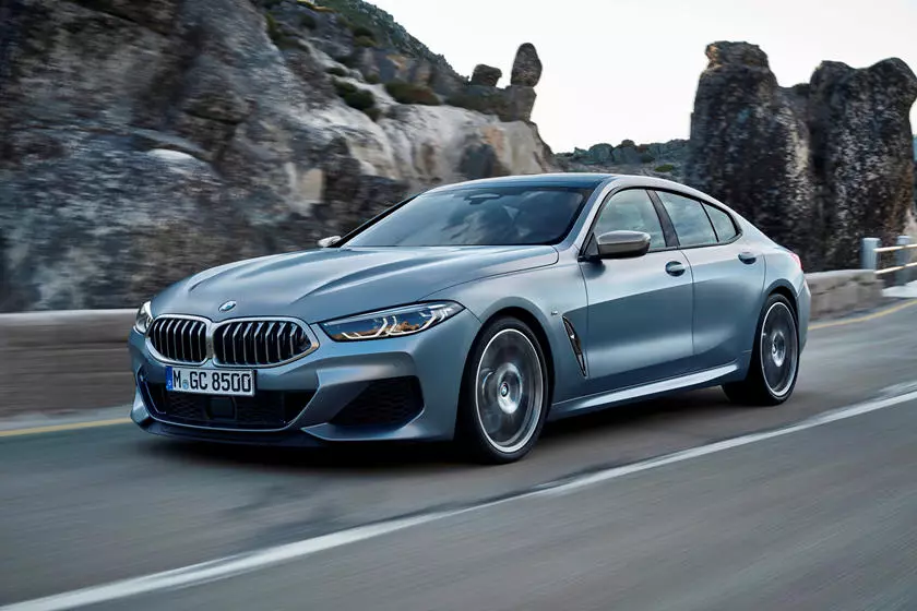 2020-2022-يىللىرى BMW 8 يۈرۈشلۈك Gran Coupe ئالدى كۆرۈنۈش ھەيدەش