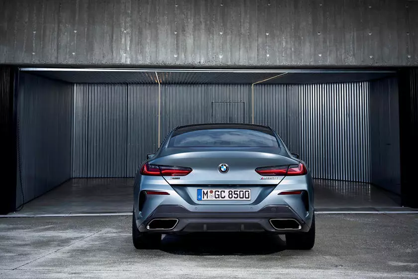 2020-2022-يىللىرى BMW 8 يۈرۈشلۈك Gran Coupe ئارقا كۆرۈنۈشى