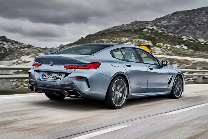 2020-2022-يىللىرى BMW 8 يۈرۈشلۈك Gran Coupe ئارقا كۆرۈنۈش ھەيدەش