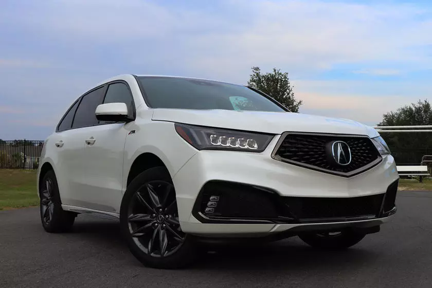 2019-2020 Acura MDX Old burchakli koʻrinish