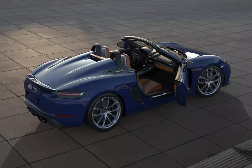 Edisi Khusus Porsche 718 Spyder Diilhami dening Ikon Carrera GT 23987_11