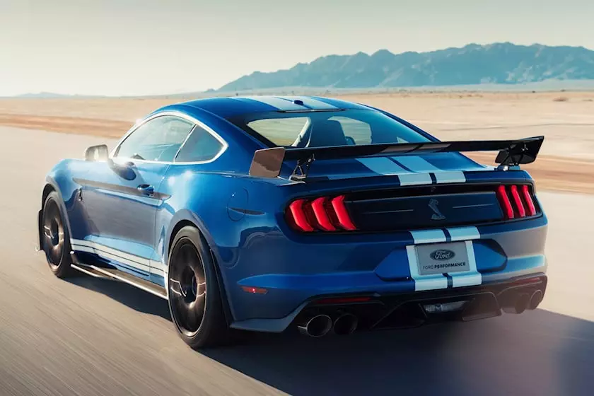 2020-2021 Ford Shelby GT500 Mustang Vue arrière Conduite