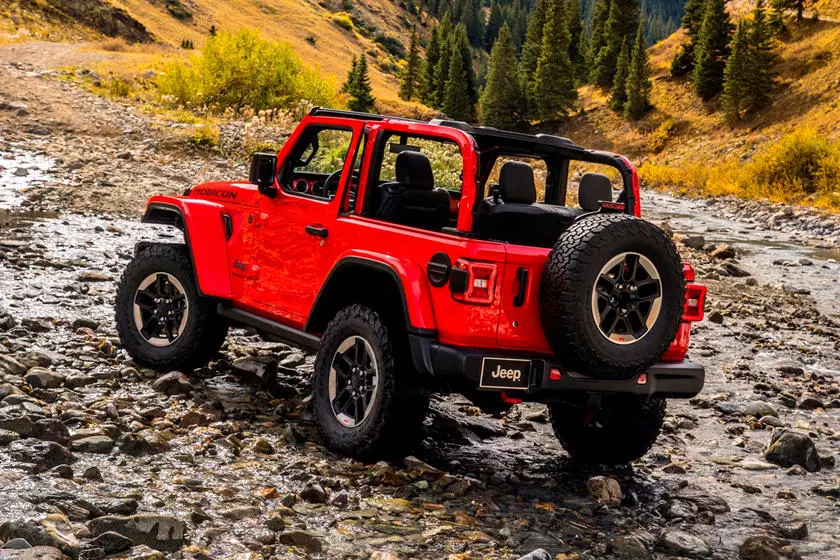 2018-2021 Jeep Wrangler Rear Angle View