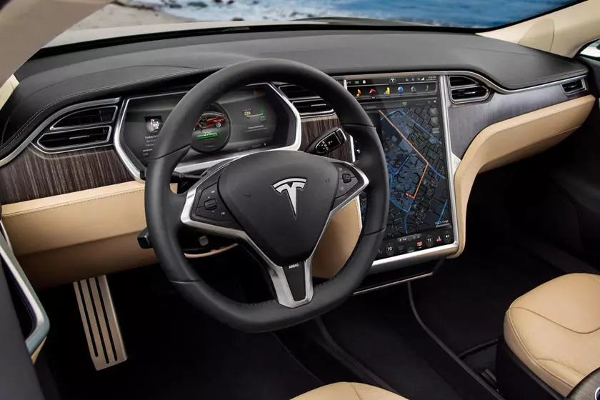 Roda Kemudi Tesla Model S P100D 2017-2019